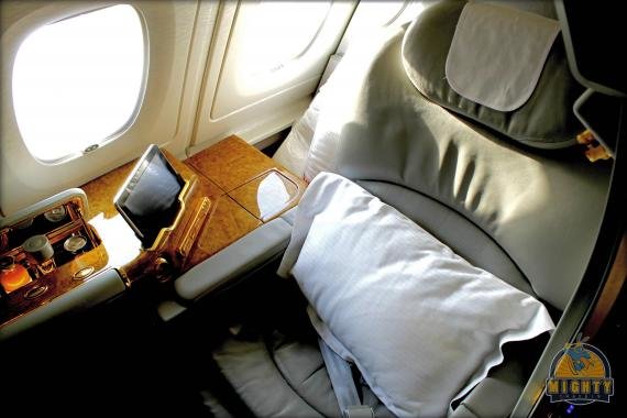 Emirates First Class A380 Review Dubai (DXB) to Los Angeles (LAX) EK215