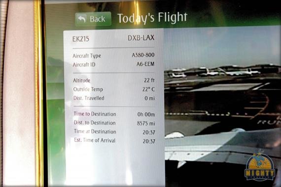 Emirates First Class A380 Review Dubai (DXB) to Los Angeles (LAX) EK215